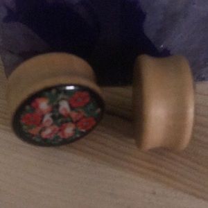 Jewelry | 1 Wooden Love Bird Ear Plugs | Poshmark